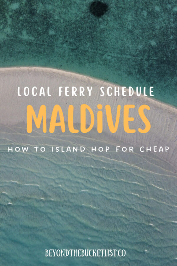 Maldives Local Ferry Guide: How to Island Hop for Cheap (2026)